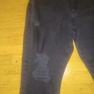 SO | Jeans | So High Rise Black Distressed Mom Jean Size 836w Nwt ...